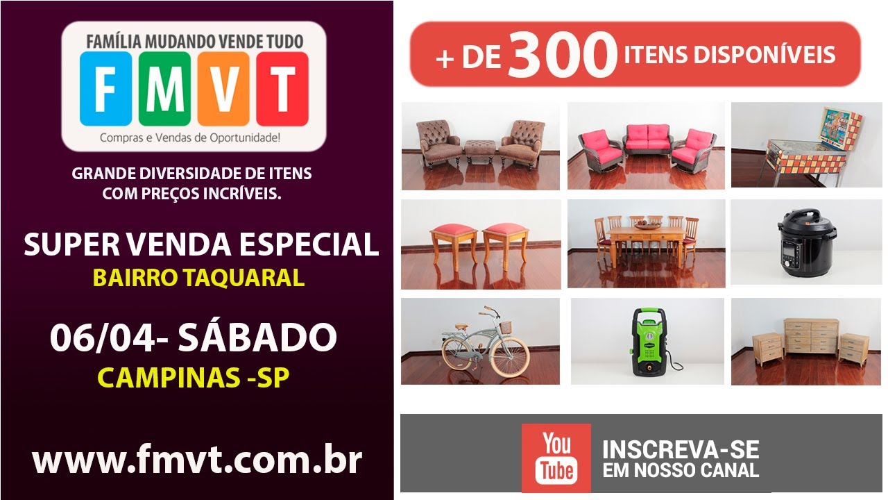 FMVT - SUPER VENDA ESPECIAL COM +DE 300 ITENS DIA 06/04/24 -BAIRRO ...