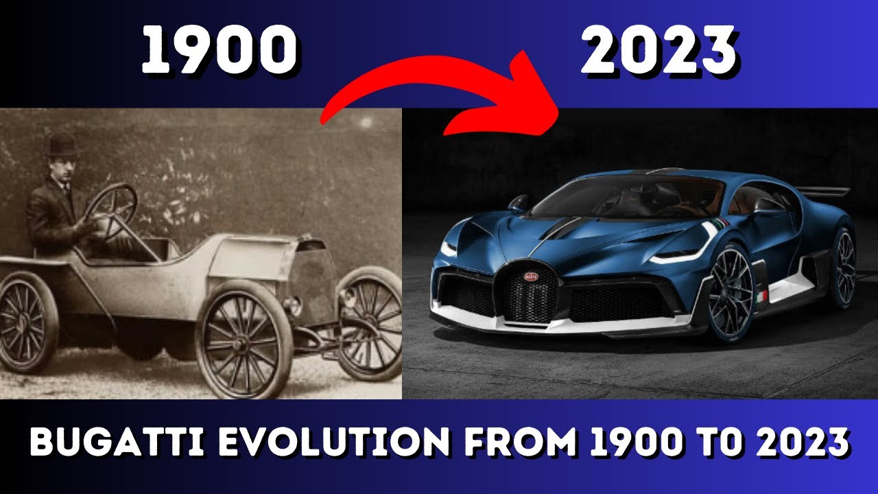 Evolution of Bugatti from 1900 to 2023 #bugatti #bugattichiron # ...