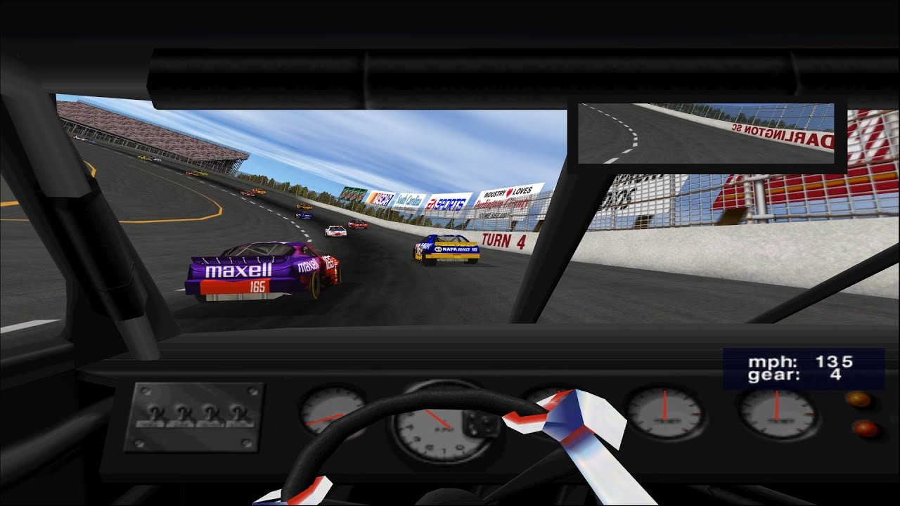 NASCAR Revolution SE in Hi-res Race4 - YouTube
