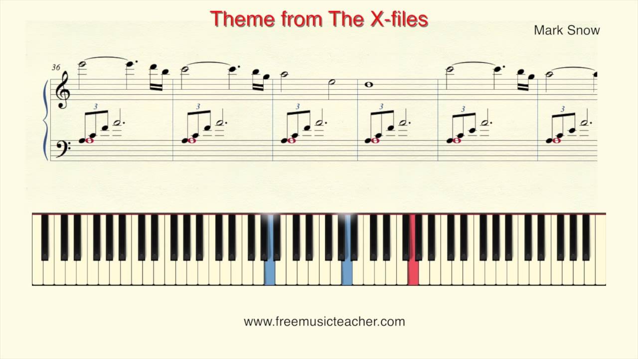 Theme from The X files" - YouTube