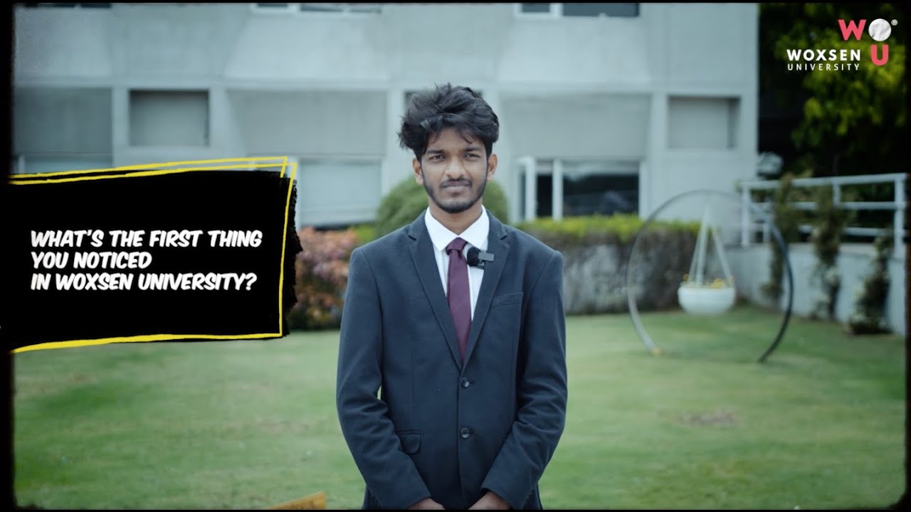 Woxsen Students Speak: First Impression of Woxsen University Ft. New B ...