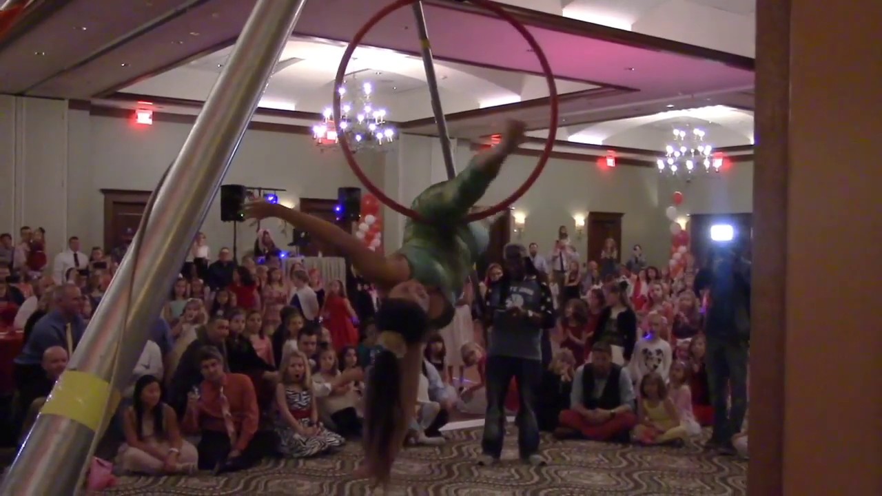 Aerialist Lyra Performance - Atlanta, GA - YouTube