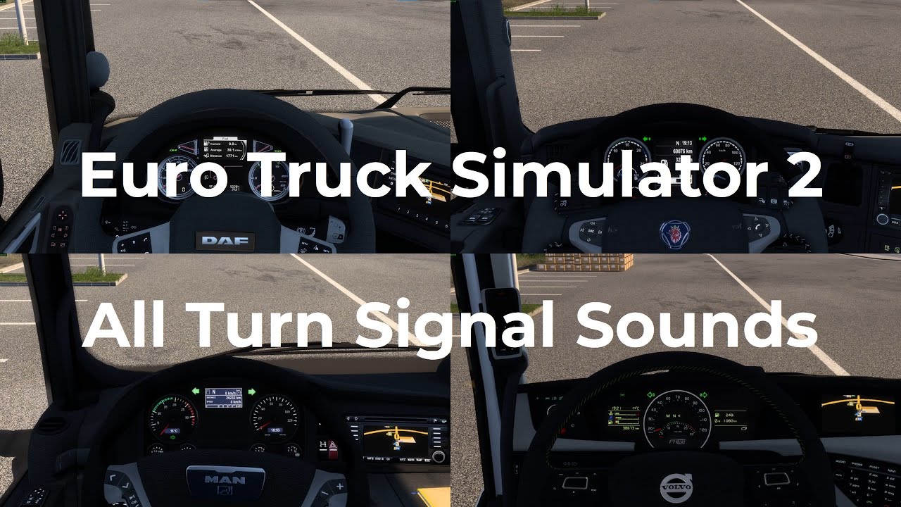 All Turn Signal Sounds | Euro Truck Simulator 2 - YouTube