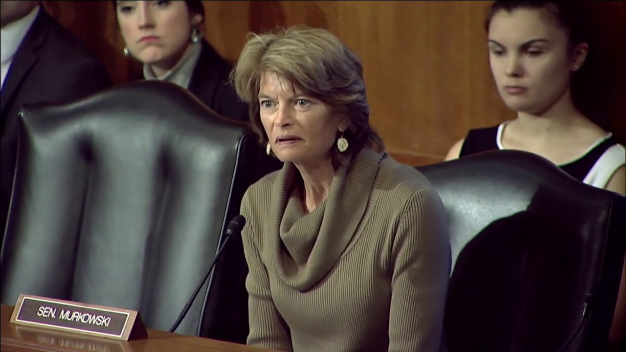 Senator Murkowski Questions Witnesses During a HELP Committee Hearing ...