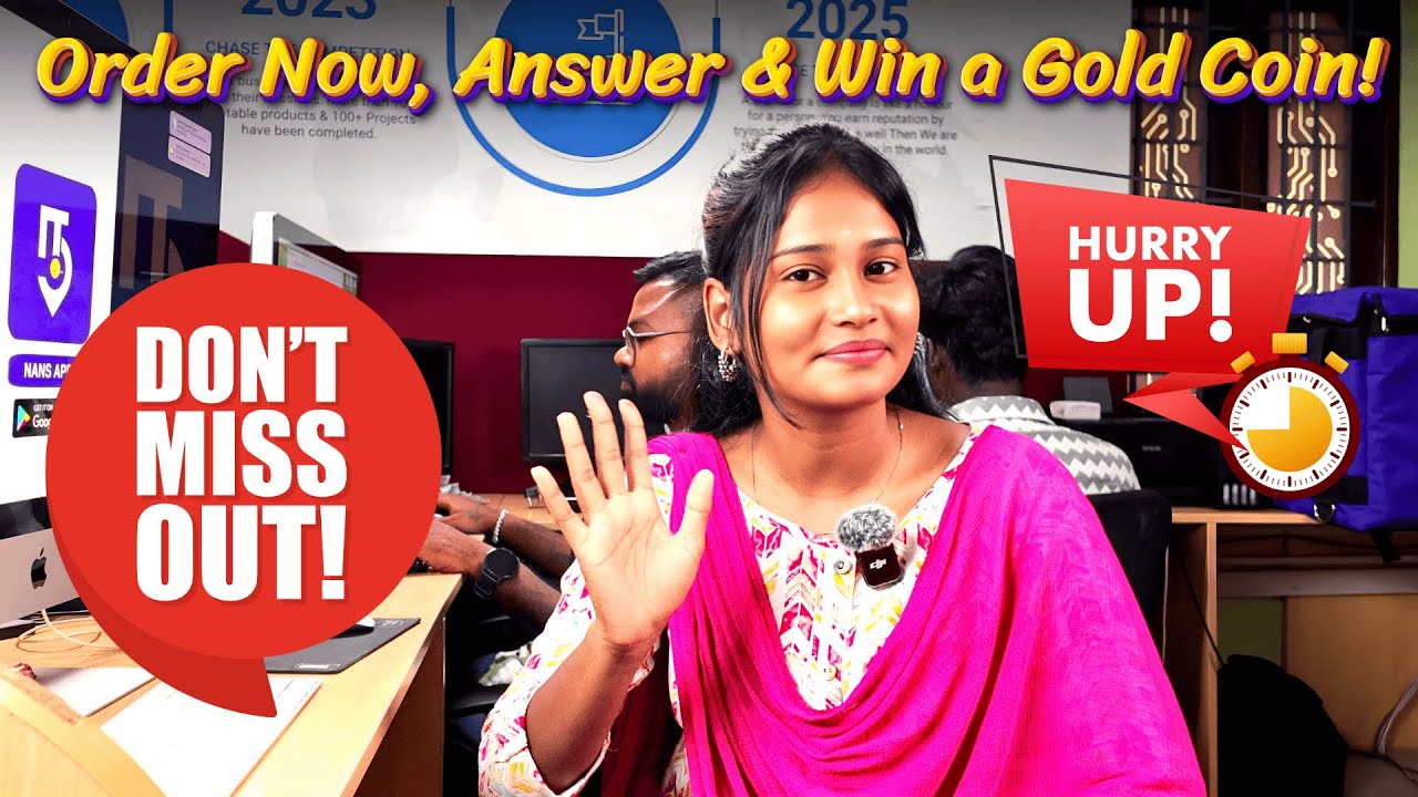 Hurry! Place Your Orders, Answer Questions & Win Gold Coin – Don’t Miss ...