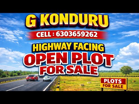 Highway Facing Open Plots Near G konduru 