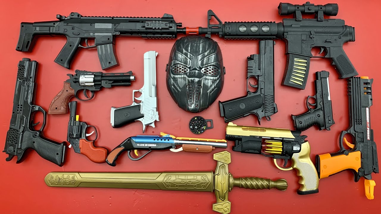 Dangerous Toy Guns, Realistic Scar Gun, Smith Wesson, Desert Eagle, Cap ...