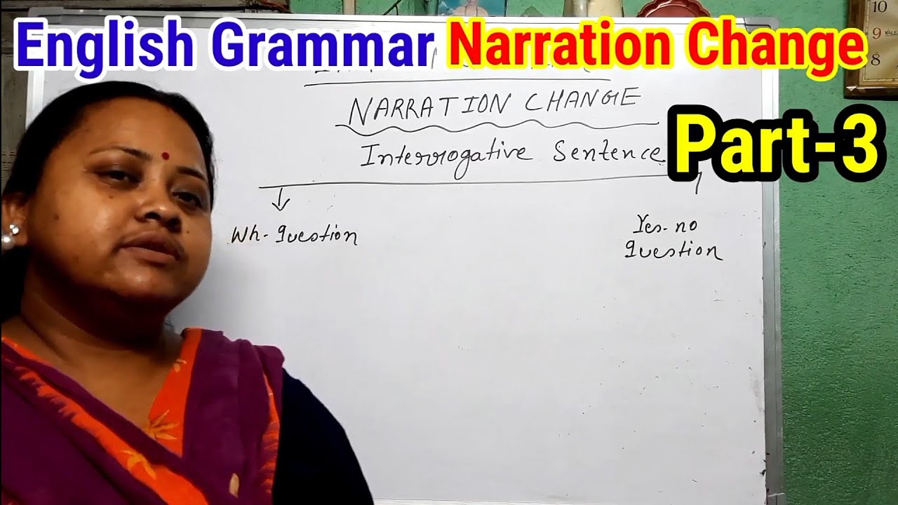 Narration change practice set || Part-3 || English Grammar || - YouTube