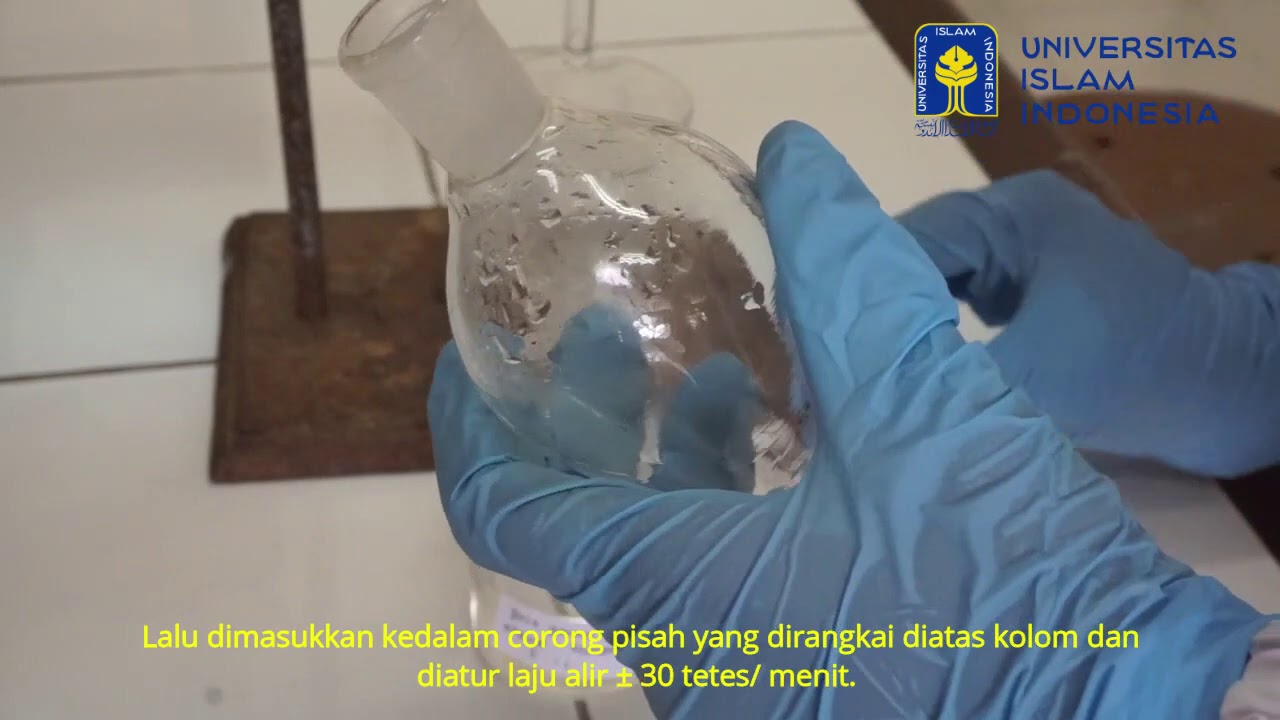 P2 Pembuatan Kolom Adsorpsi dan Pemisahan Zat Warna - YouTube