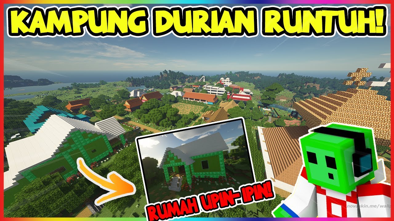 JALAN - JALAN KE DESA UPIN IPIN DI MINECRAFT! - MAP SHOWCASE MINECRAFT ...