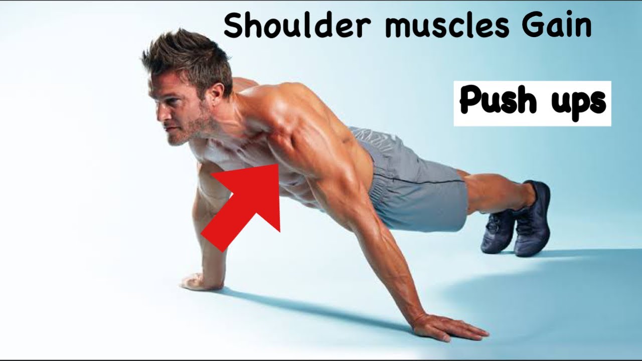 Shoulder muscles gain push ups at home।Kush fitness - YouTube