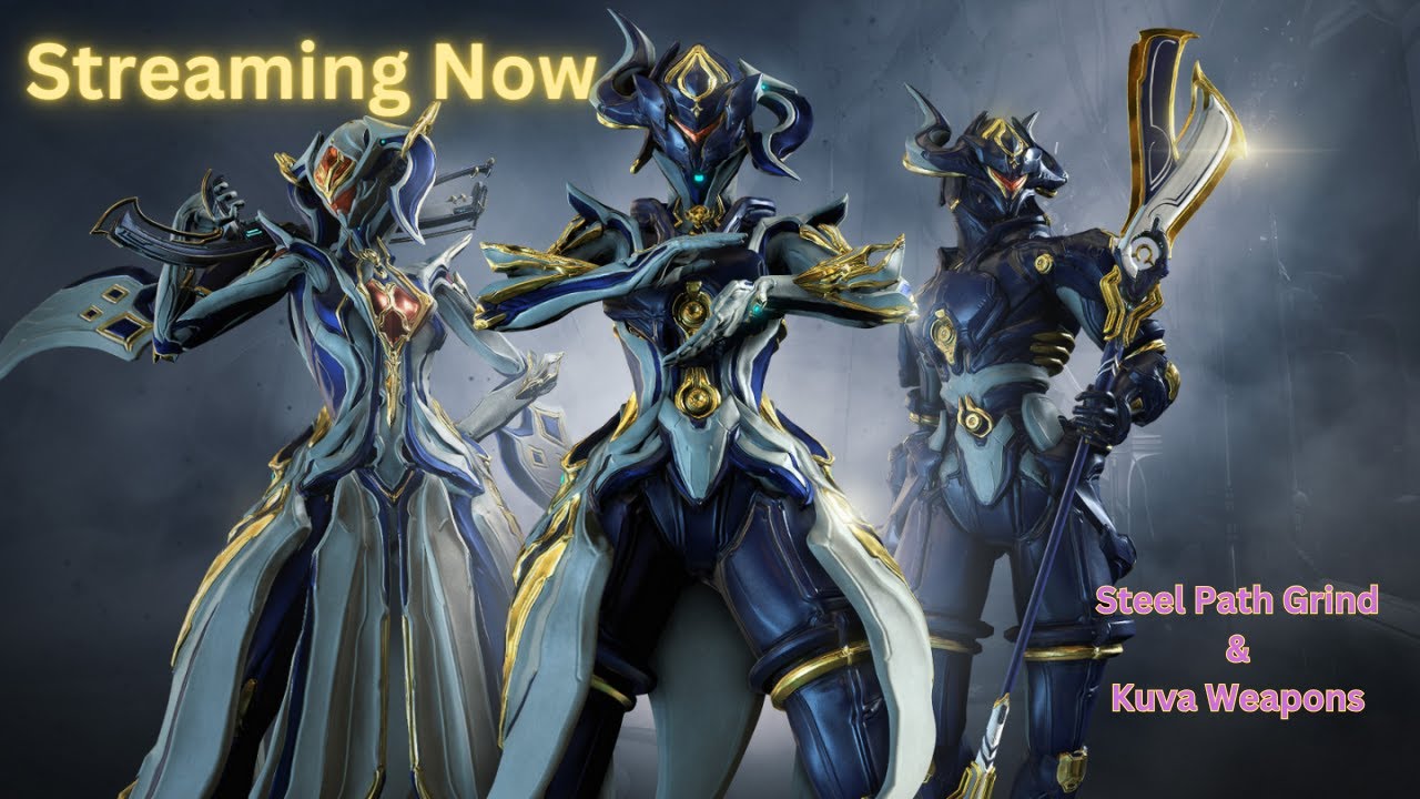 Grinding Steel path & Kuva weapons Live! | Warframe #Dragonslayer - YouTube