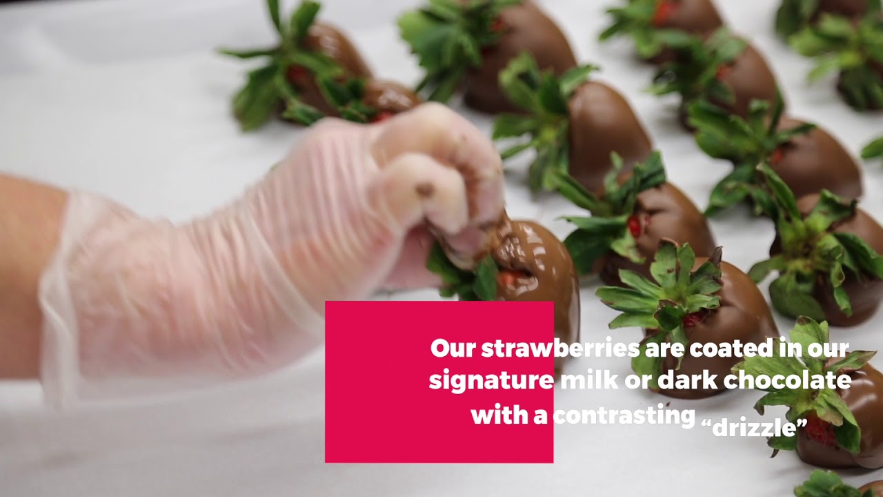Josh Early Candies - Chocolate Covered Strawberries - YouTube