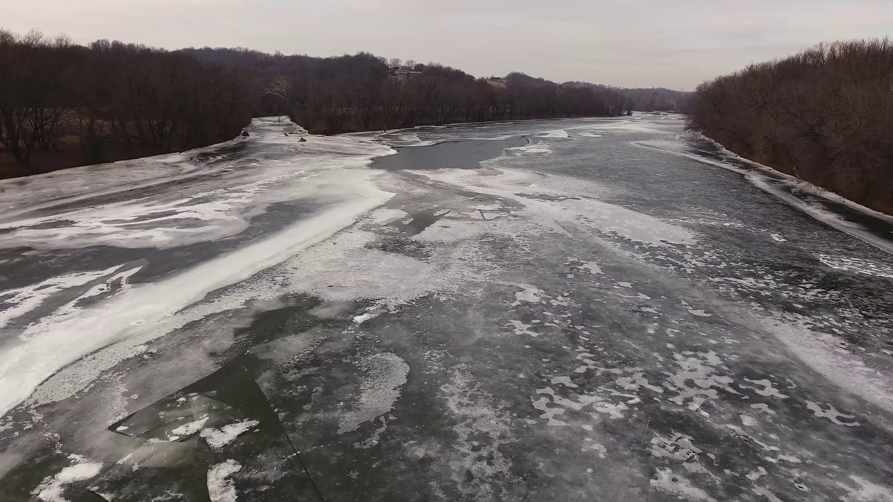 Frozen Potomac - YouTube