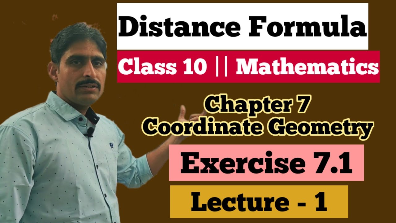 Distance Formula || Class 10 || Mathematics || Chapter 7 || Coordinate ...