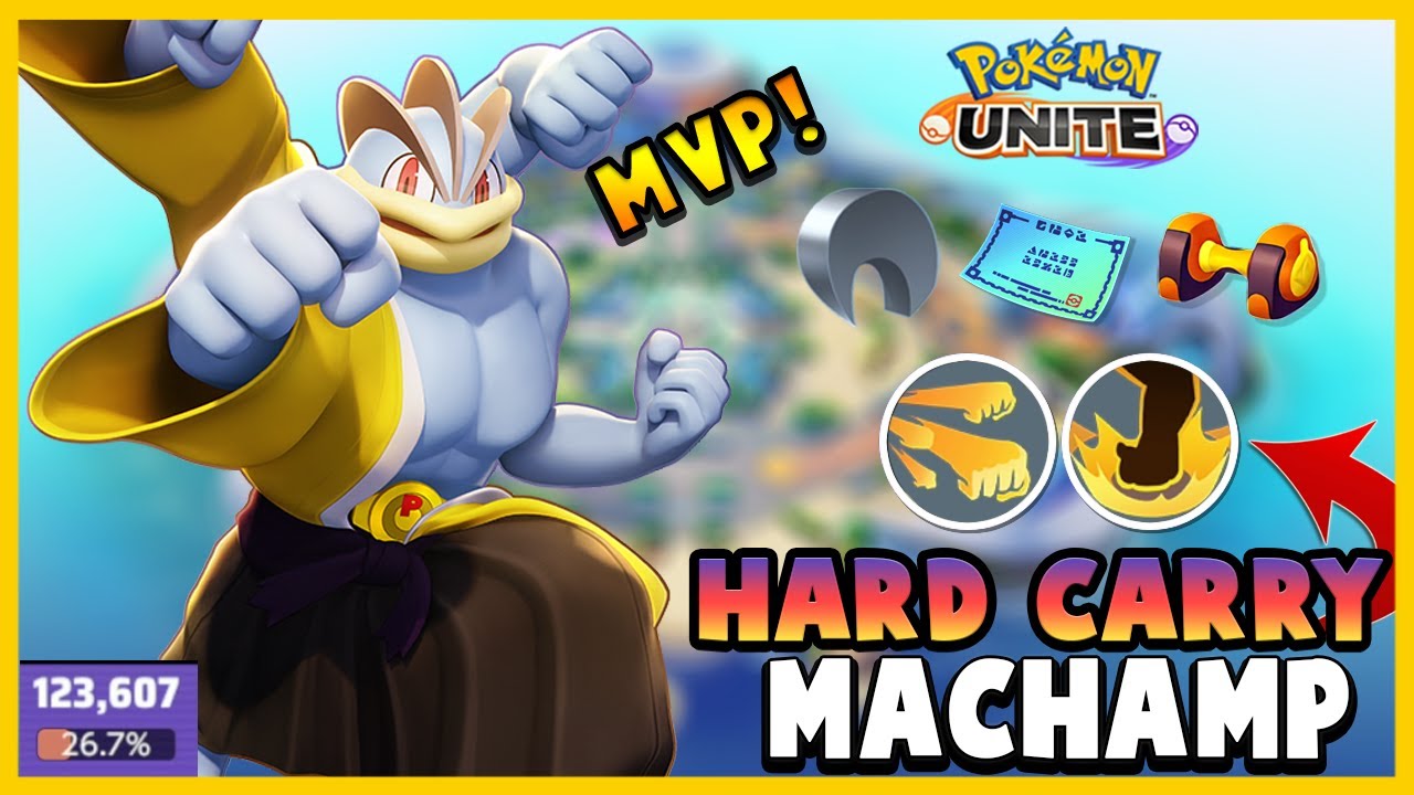 123,000 DAMAGE! MVP! UNSTOPPABLE Hard Carry!👊MACHAMP is S Tier All ...