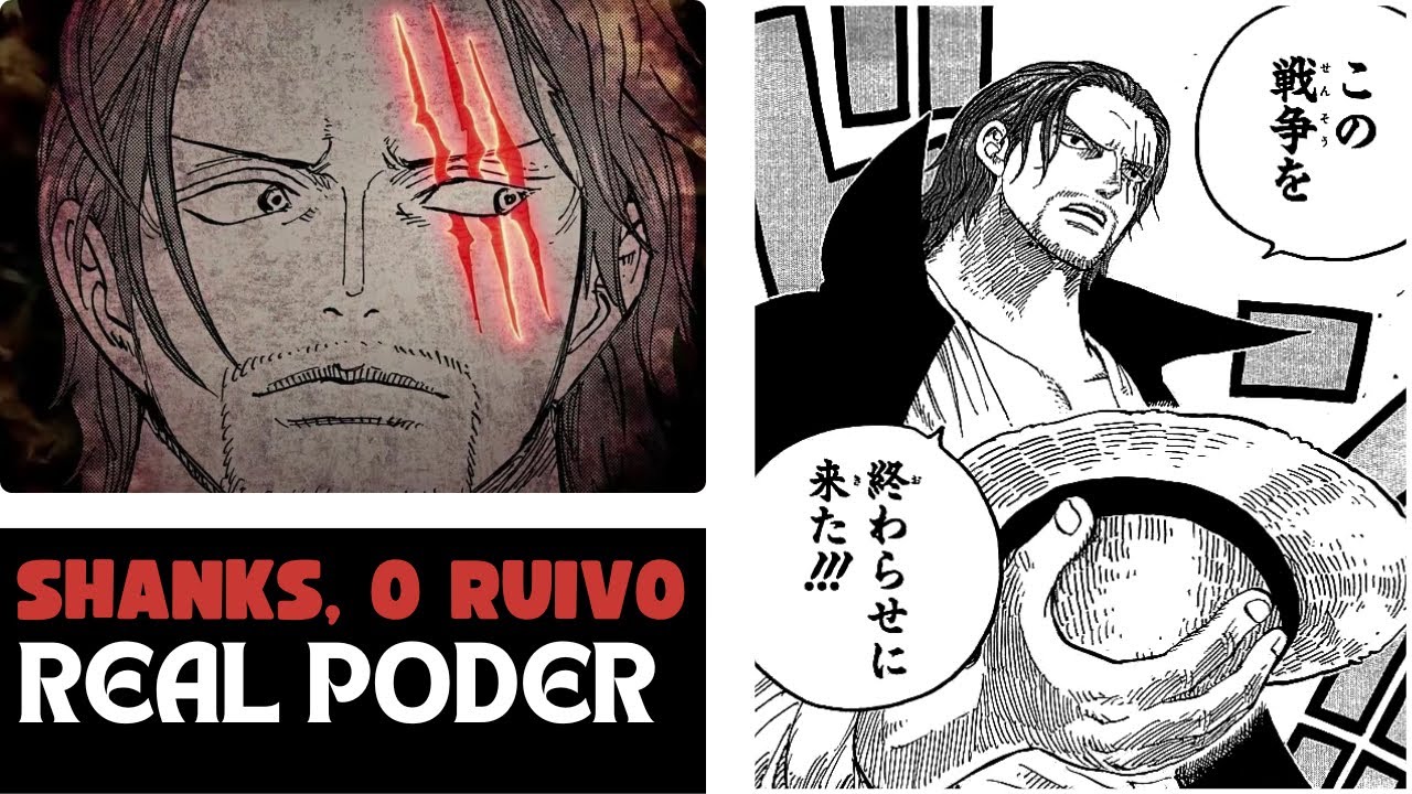 ONE PIECE: SHANKS MOSTRA PARTE DO SEU REAL PODER - YouTube