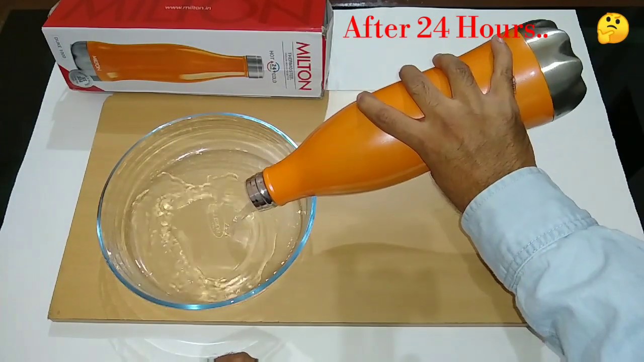 HOT & COLD TEST - Milton Duke Thermosteel Bottle - YouTube