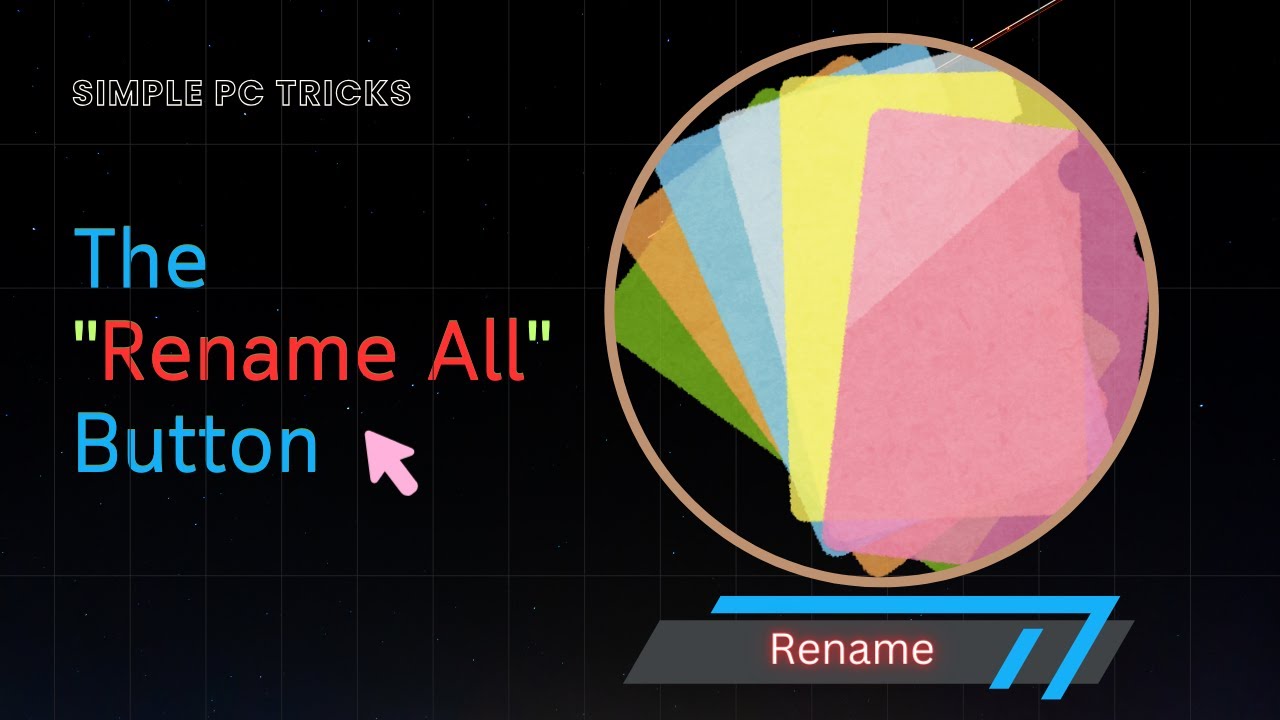 How To Rename Multiple Files In Seconds Trend Viral Trendingvideo Viralvideo Video Excel