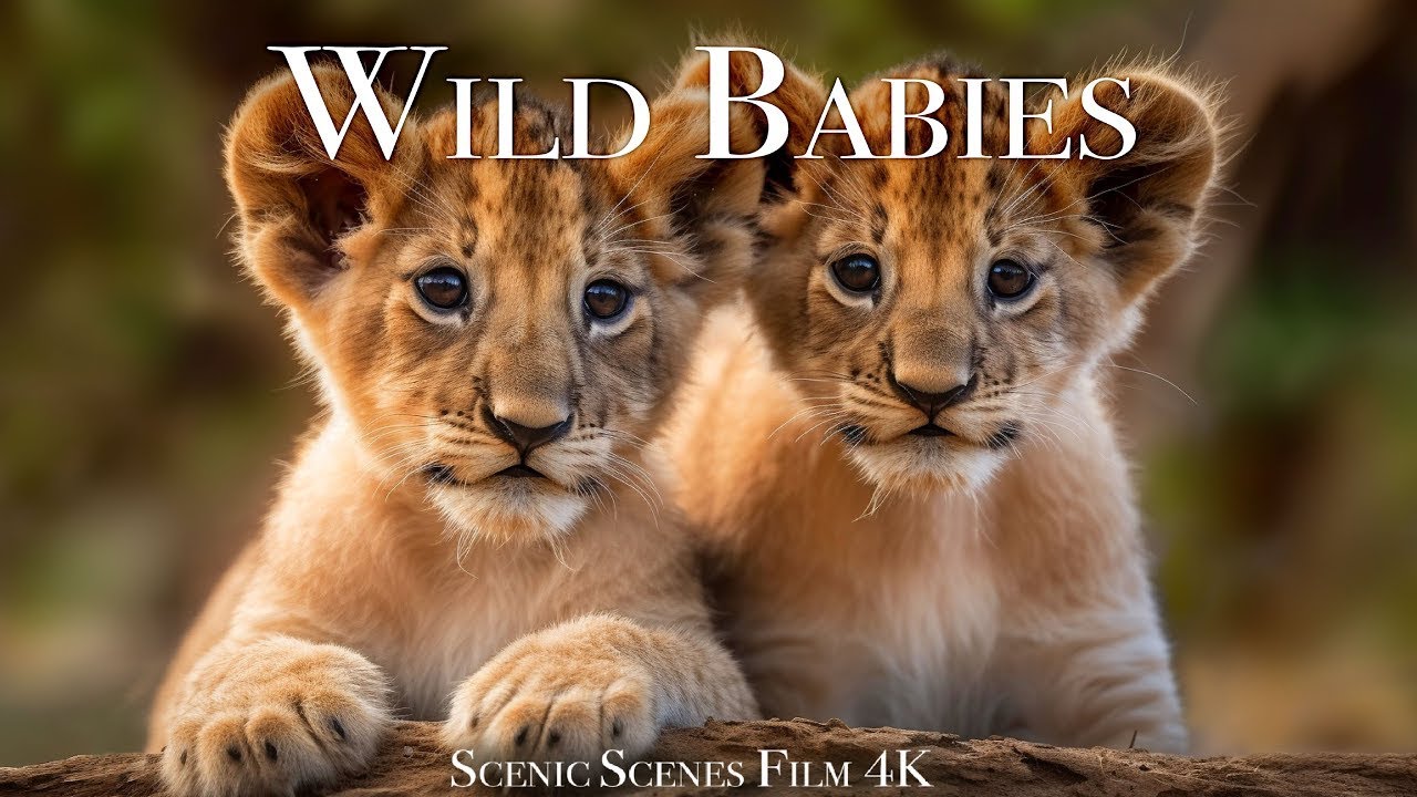 Wild Babies 4K Amazing World Of Young Animals Baby Animals Scenic ...