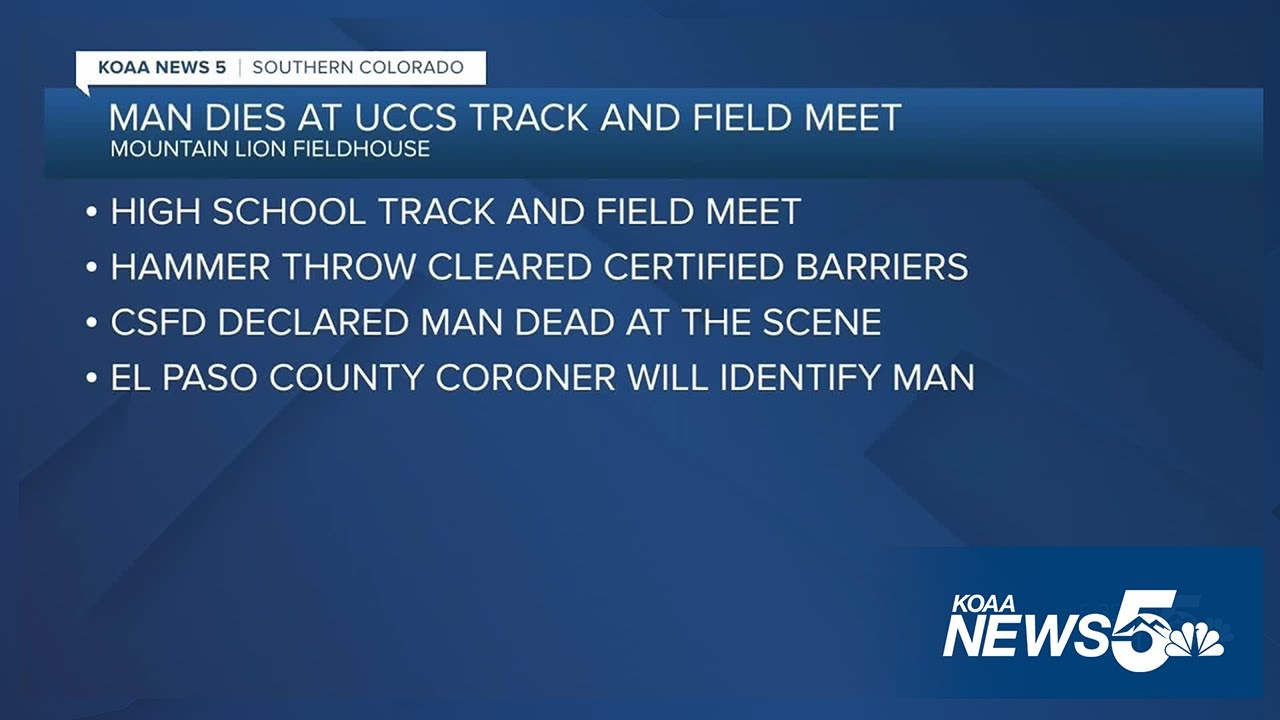 A man is dead after getting hit by a hammer throw at a high school ...