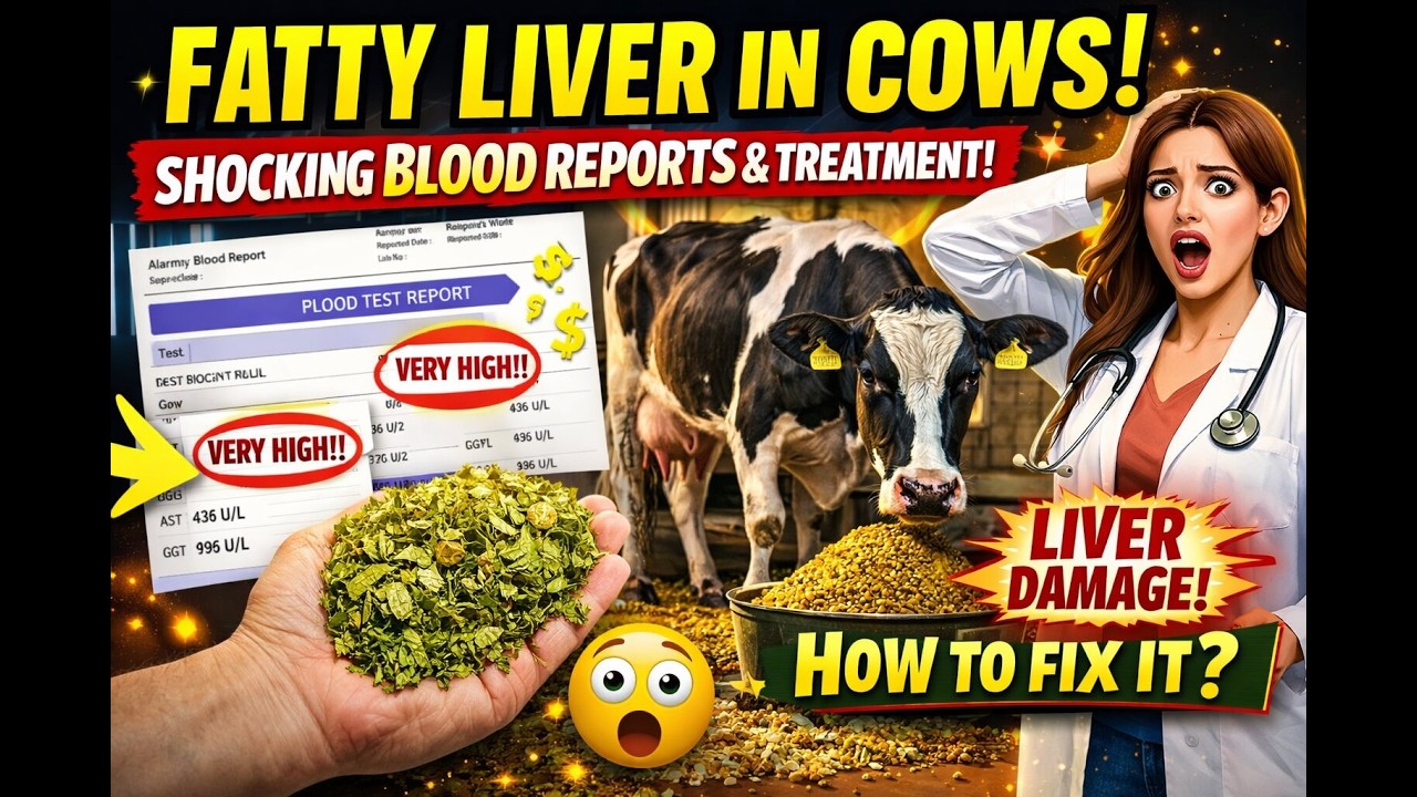 Fatty Liver Treatment in Cows - Cure with Anichol RPO - Ketosis ...