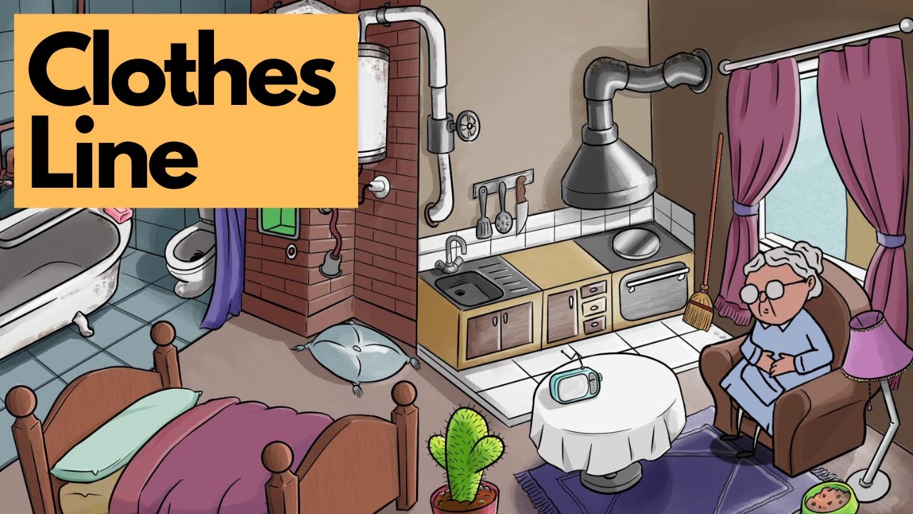 Clothes Line - short point and click adventure game - YouTube