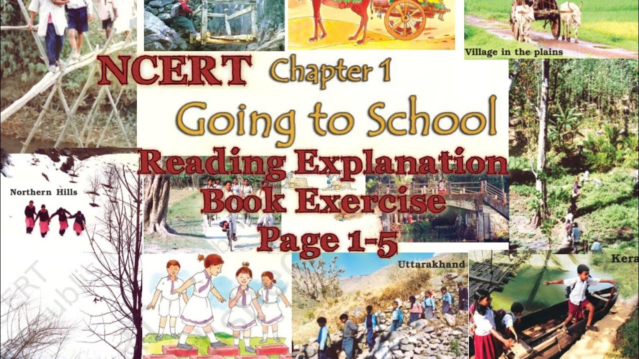 NCERT Class 4 EVS Looking Around Chapter 1 Going to School Reading ...