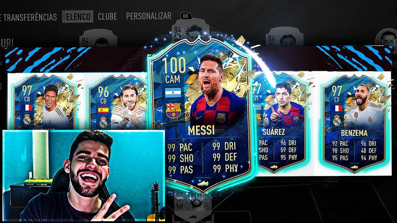 MESSI 99 TOTS!!! FUT DRAFT DOS TOTS DA LA LIGA!!! FIFA 20 - YouTube
