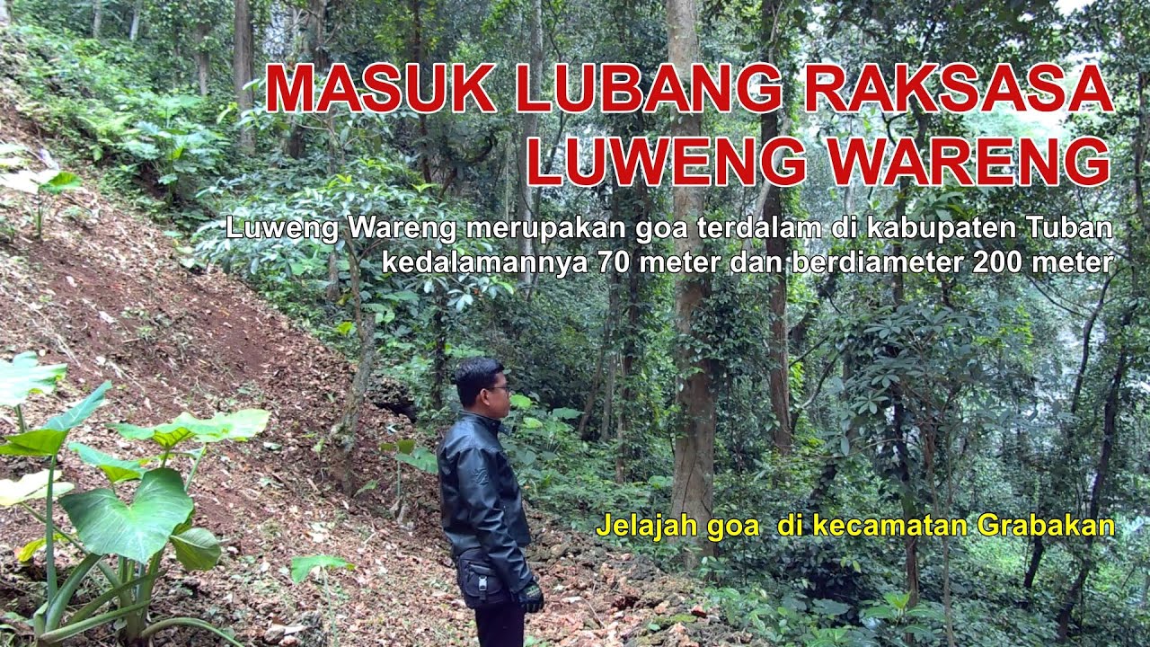 Goa Terdalam Luweng Wareng Lubang Raksasa Jelajah Goa di Kabupaten ...