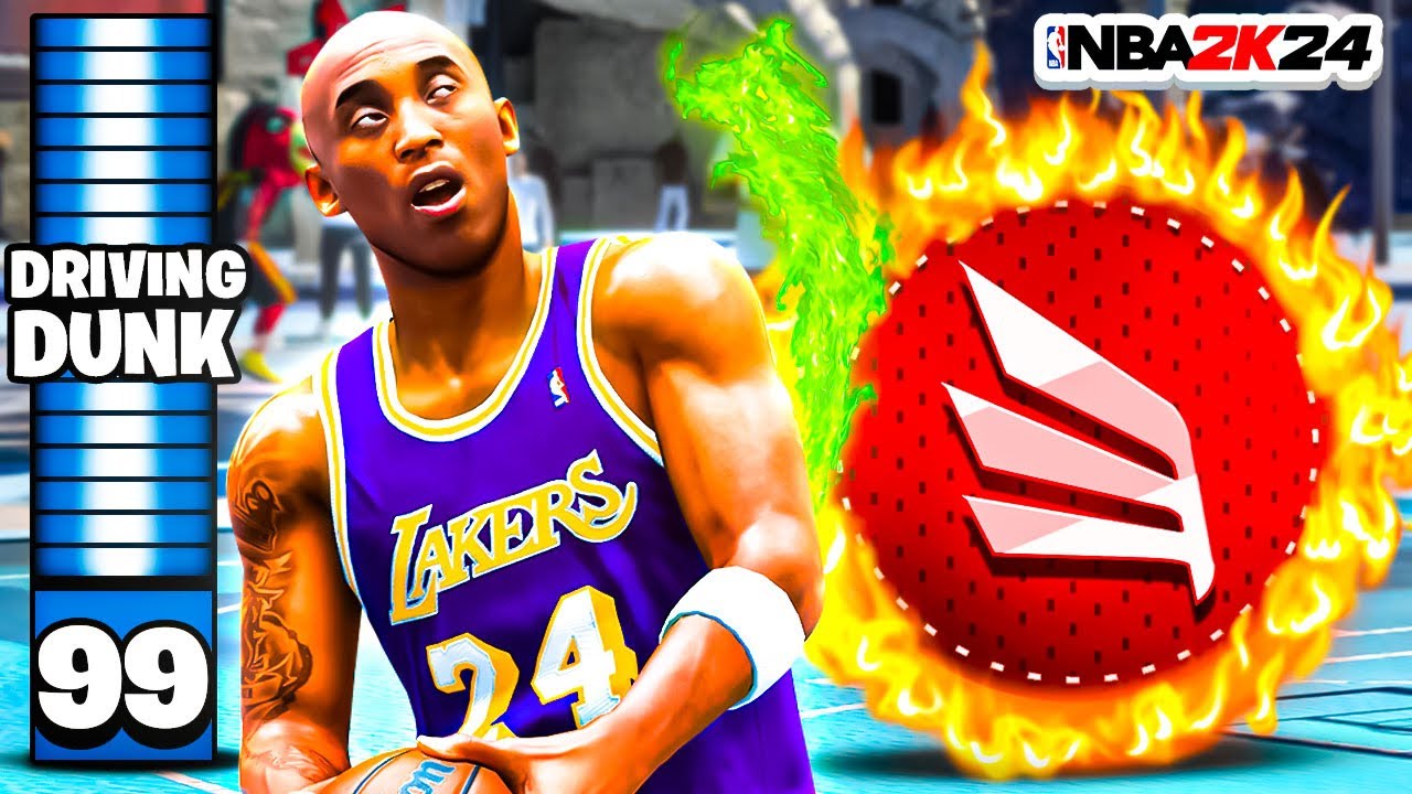 Gamebreaking 99 Driving Dunk Build in NBA 2K24! - YouTube