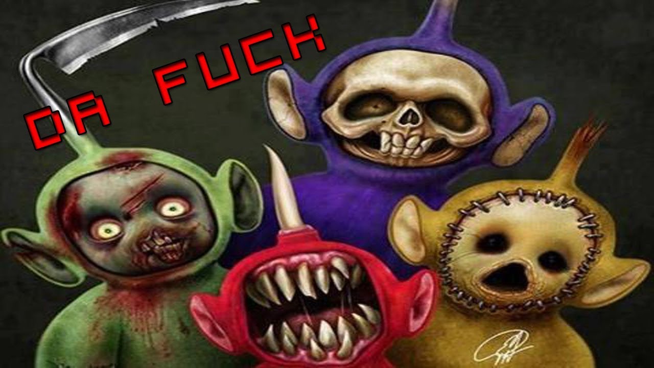 LOS TELETUBBIES EN BLANCO Y NEGRO SON MUY PERTURBADORES - YouTube