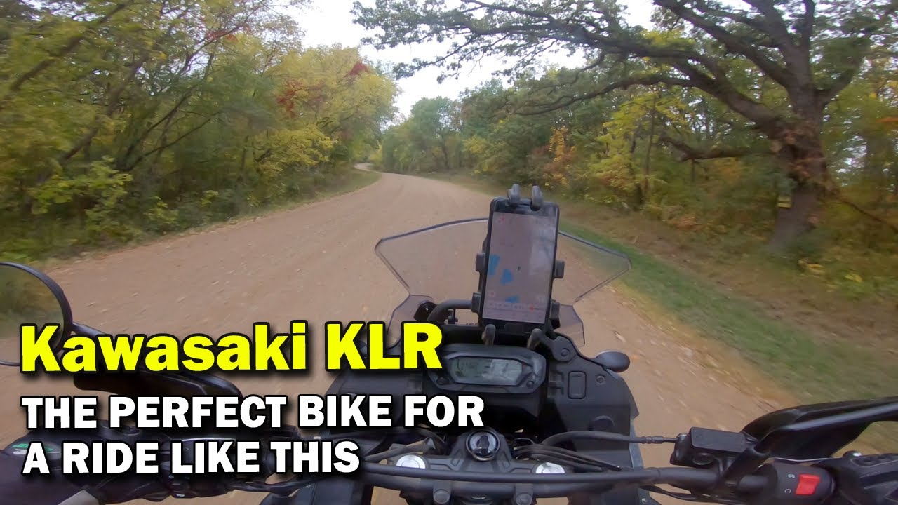 Kawasaki KLR The Perfect Bike For A Ride Like This! - YouTube