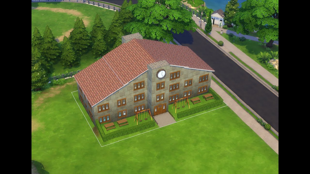 Sims 4- Elementary school - YouTube