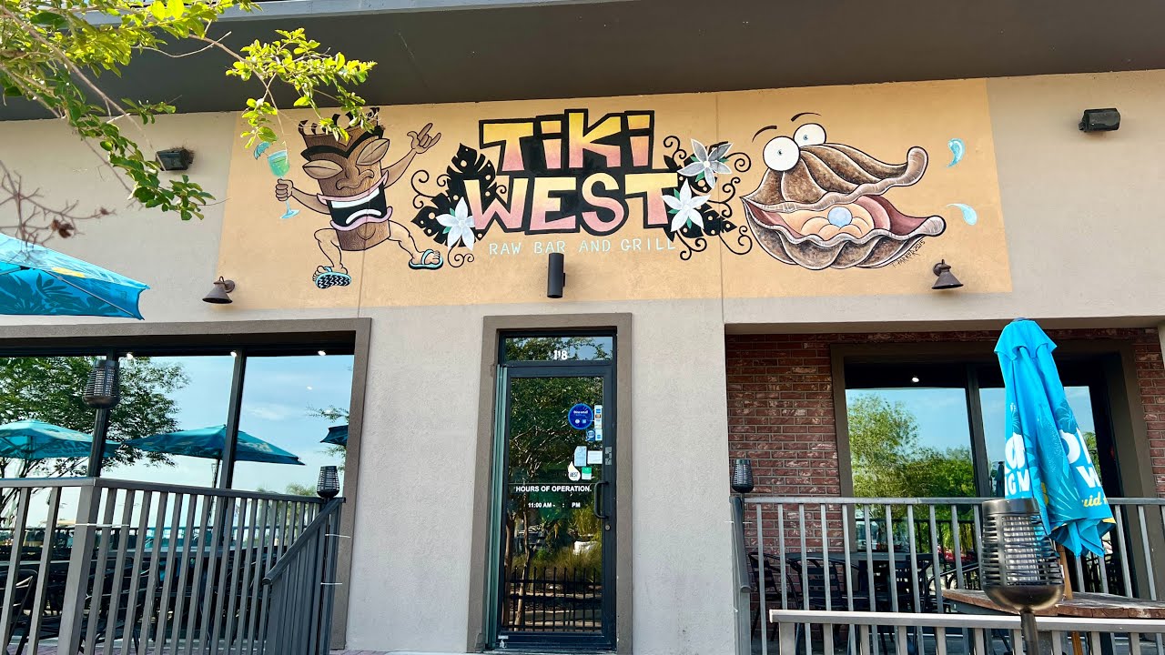 Eating at Tiki West Raw Bar Restaurant in Tavares, Florida | Florida ...