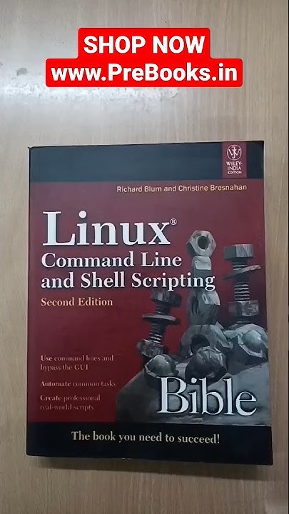 Linux Command Line And Shell Scripting Bible by Richard Blum BUY NOW: www.PreBooks.in #shorts # ...