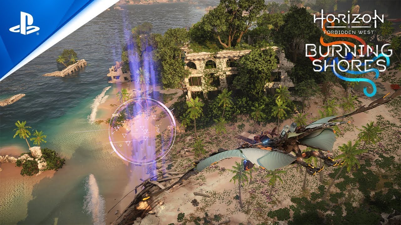 HORIZON FORBIDDEN WEST: Burning Shores - PS5 - Aerial Capture: South ...