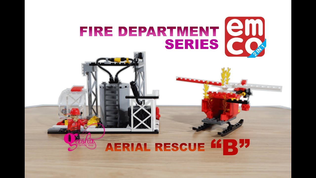 EMCO BRIX 8680 - Aerial Rescue B (Fire Department Series) - YouTube