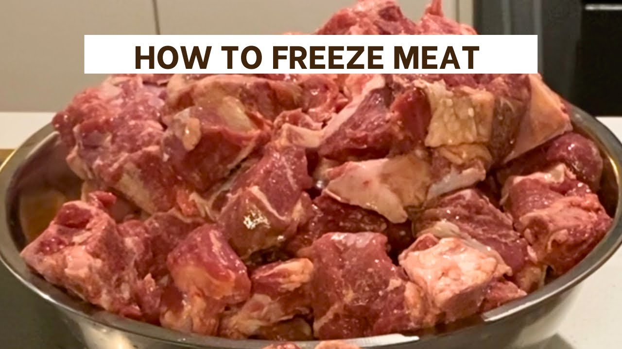 How to Prep & Freeze Meat - YouTube