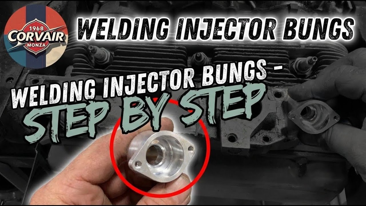 Welding Injector Bungs onto the Intake - YouTube