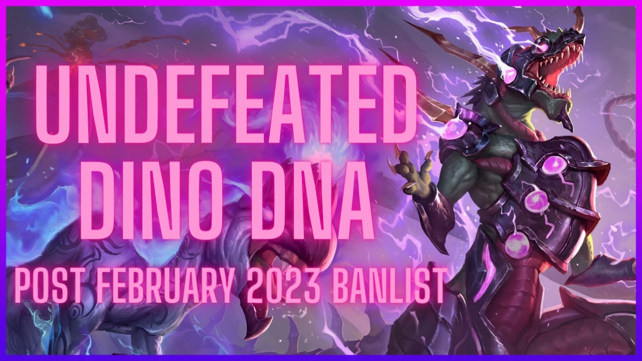 UNDEFEATED 1st Place PURE Dinos Deck Profile! | DINO DNA | APRIL 2023 ...