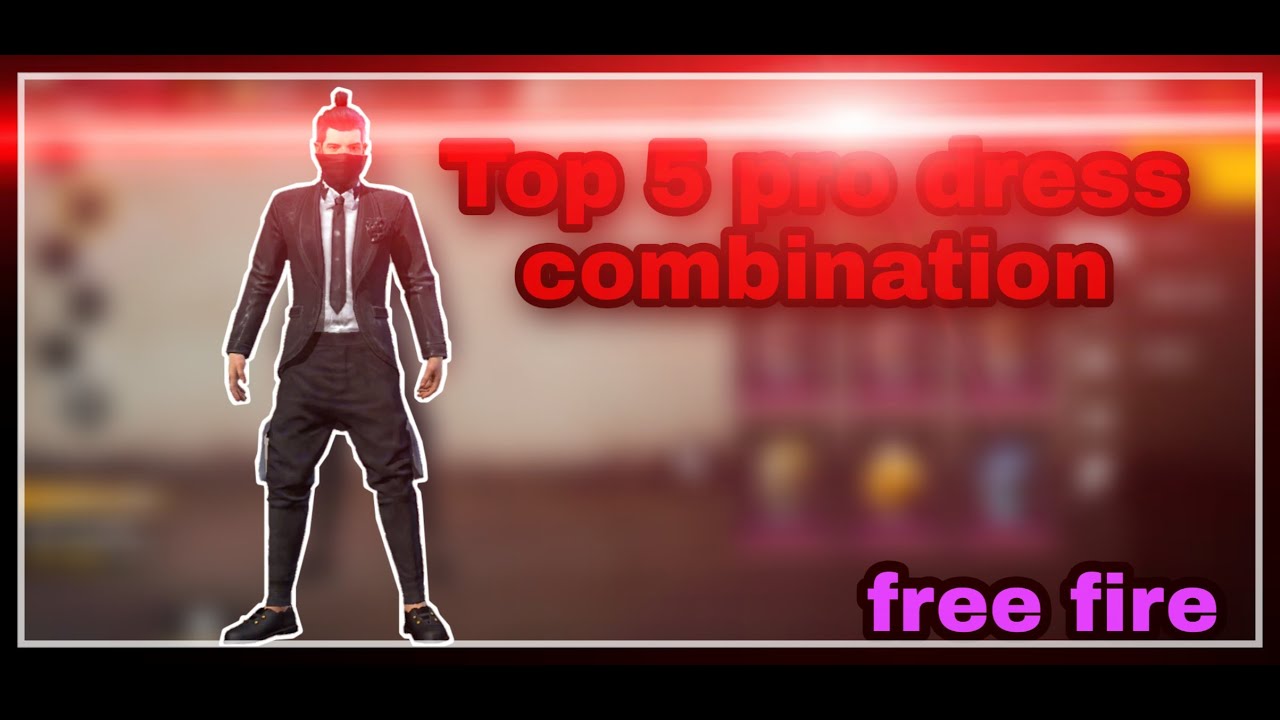 Free fire 5 Pro dress combination 🔴pro combination 🔷 - YouTube