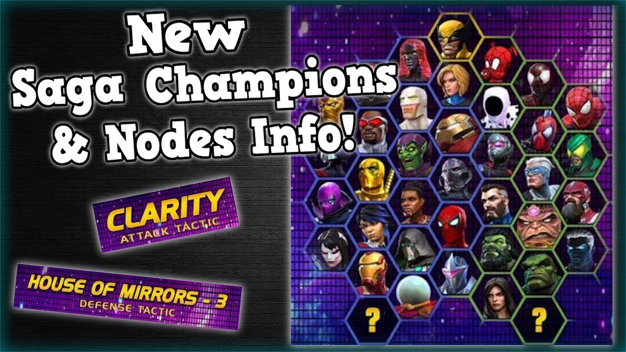 New Saga Champions and Saga Nodes Revealed! Rank 3 Deadpool Relevant ...