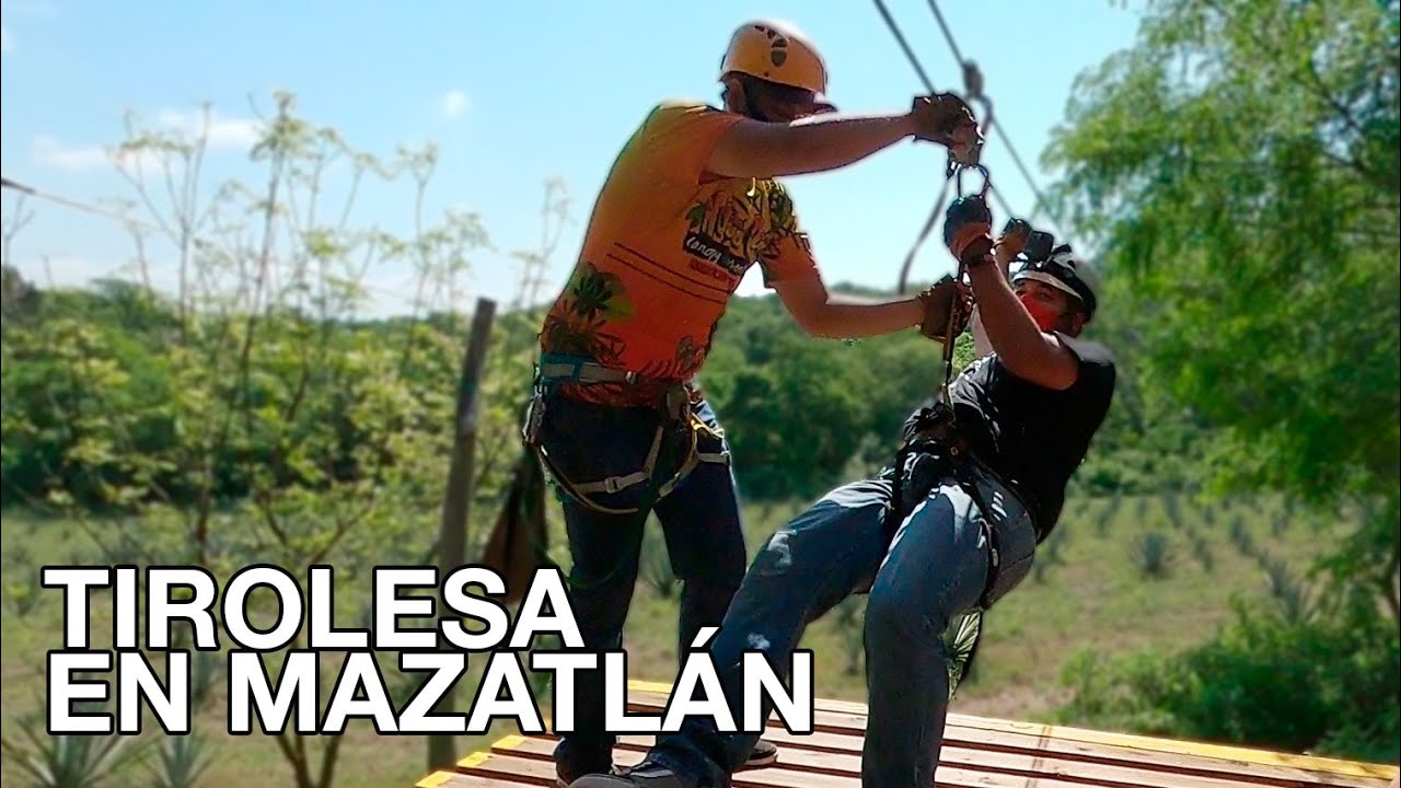 Tirolesa en Mazatlán Ft Daniela Bringas - HuanaCoa Canopy - YouTube