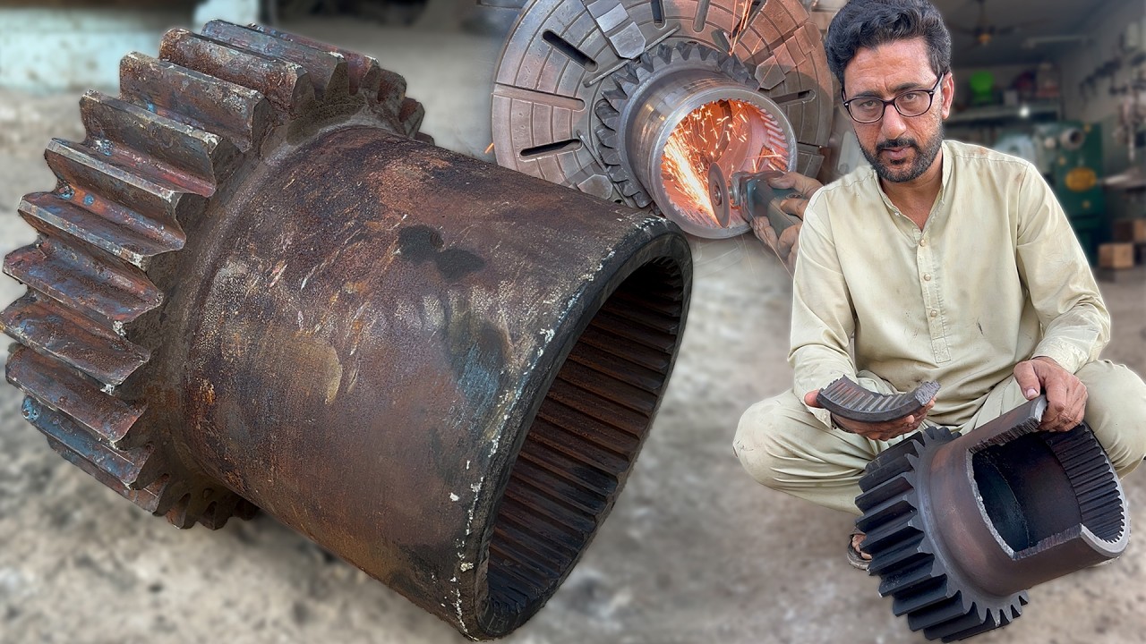 How to Repair A Broken Transmission Spline Barrel | Master Machinist ...