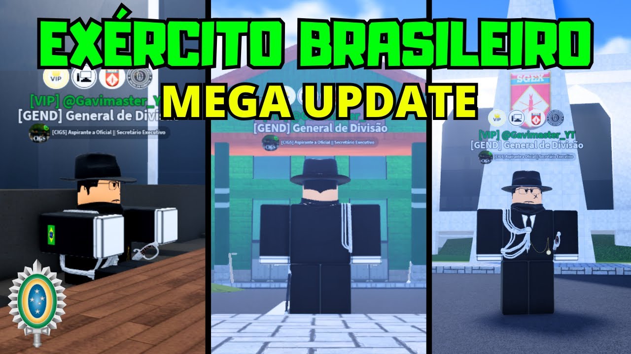 Roblox | LANÇOU A MEGA UPDATE do EXÉRCITO BRASILEIRO! (EB do TEVEZ ...