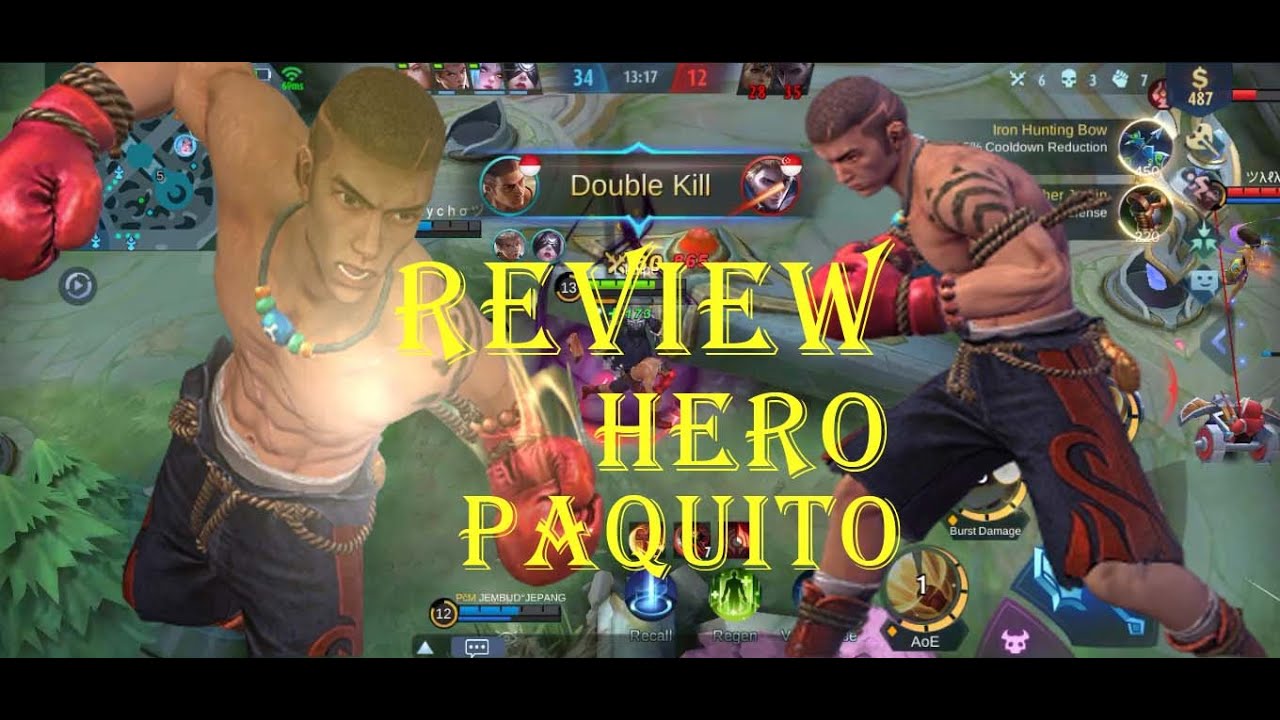 Review Hero Paquito || Mobile legend bang bang || Item Build Paquito ...