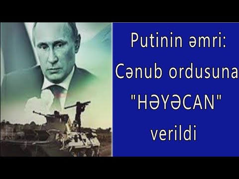 Putinin emri: Cenub ordusuna \
