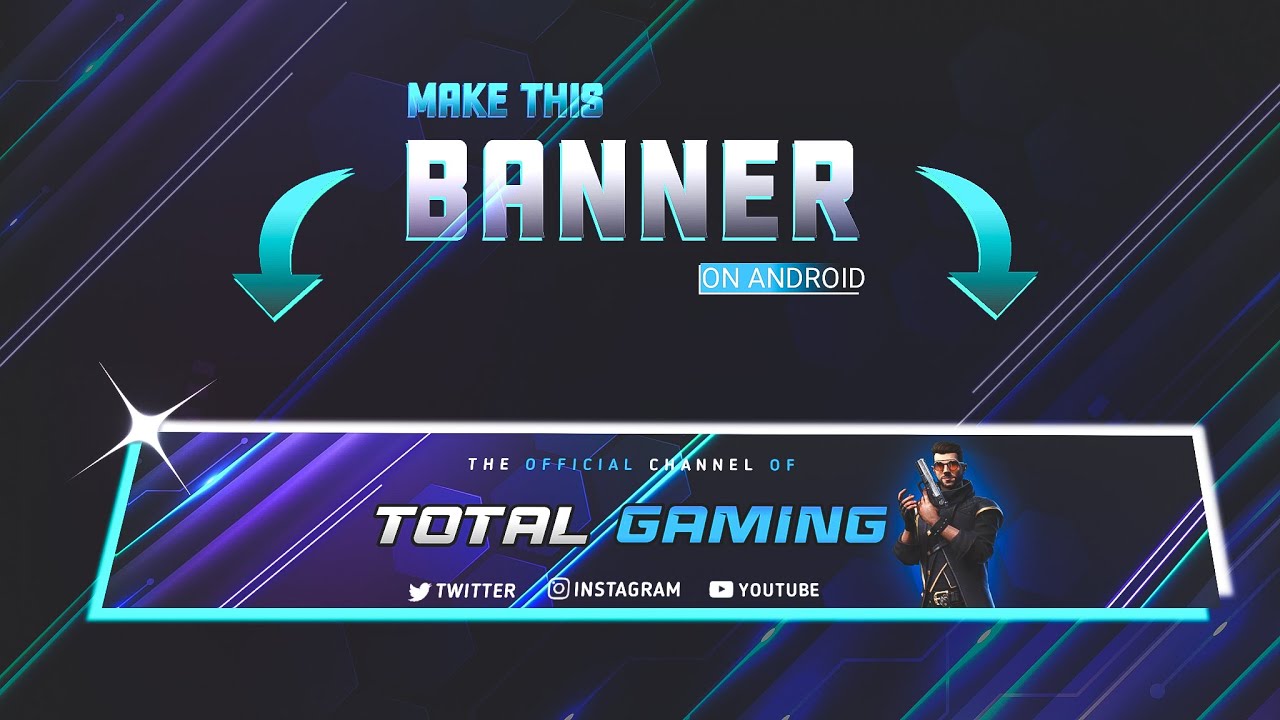 How To Make Professional Banner For YouTube Channel | Youtube Channel ...