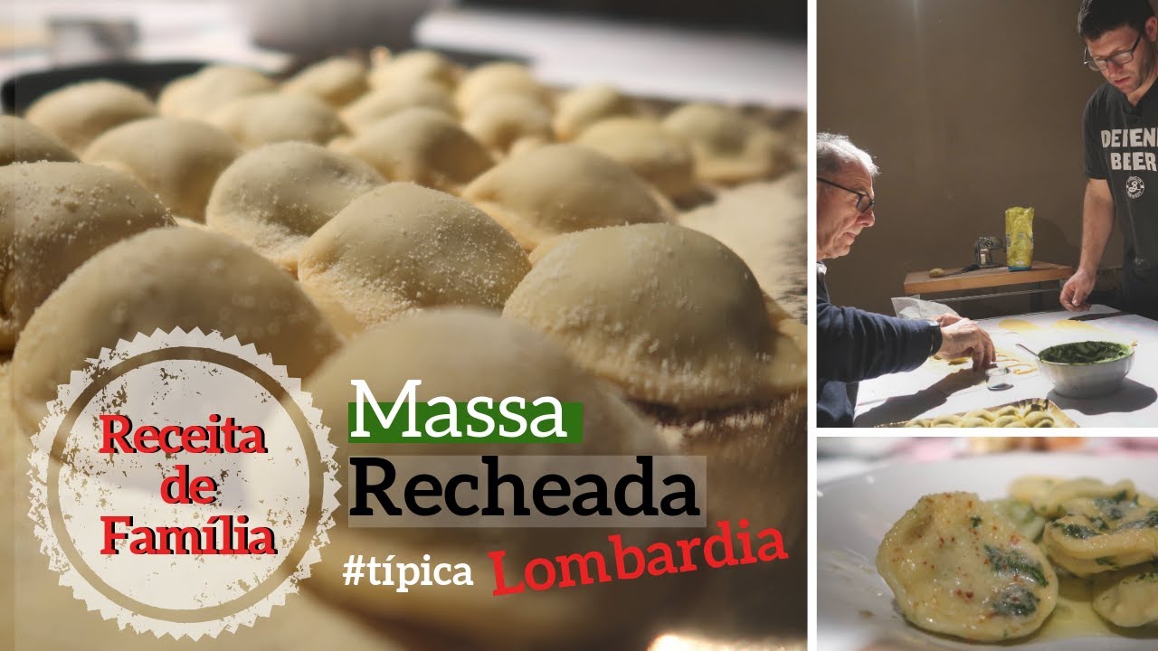 Receita de MASSA RECHEADA: Cozinhando em Família na Itália [LEGENDADO ...